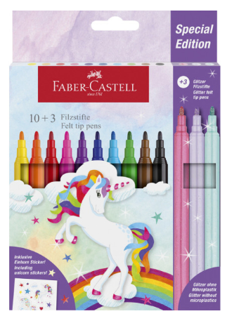 FLOMASTERI CASTLE UNICORN FABER-CASTELL 1/10 + 3