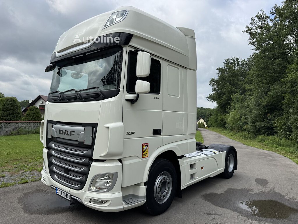 DAF XF 530 Super Space Cab E-6 RETARDER XENON Lodówka 2-Zbiorniki Pa tegljač