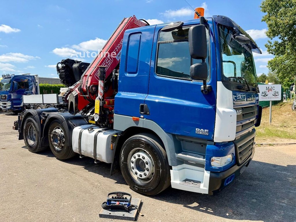 DAF CF 85.460 6x2 TRR + CRANE FASSI F310 AXP.26 (6x) - ROTATOR / RAD tegljač