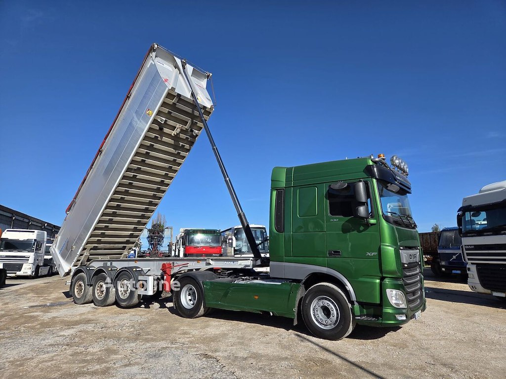 DAF XF 530 tegljač + poluprikolica kipera