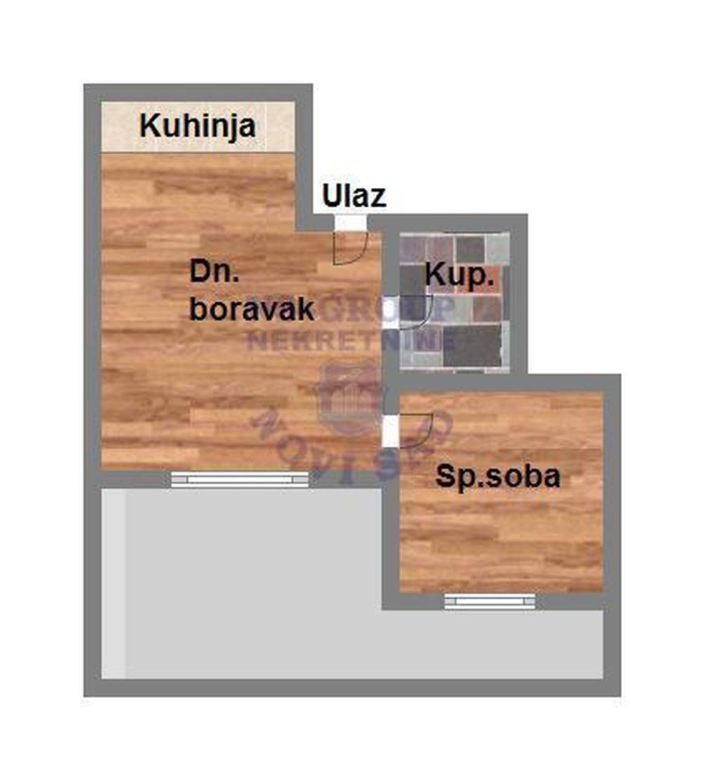 Jednoiposoban stan na prodaju, 27m2, 97.000€
