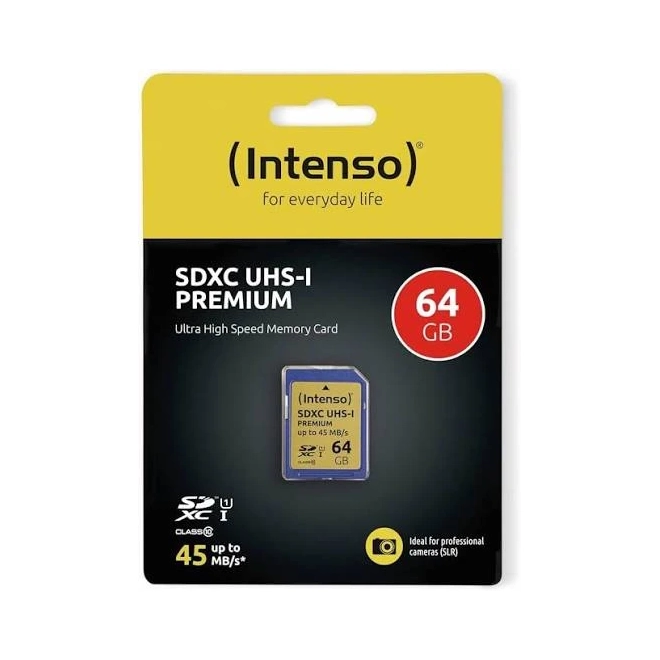 SD Card Intenso 64GB UHS-I Premium 3421490