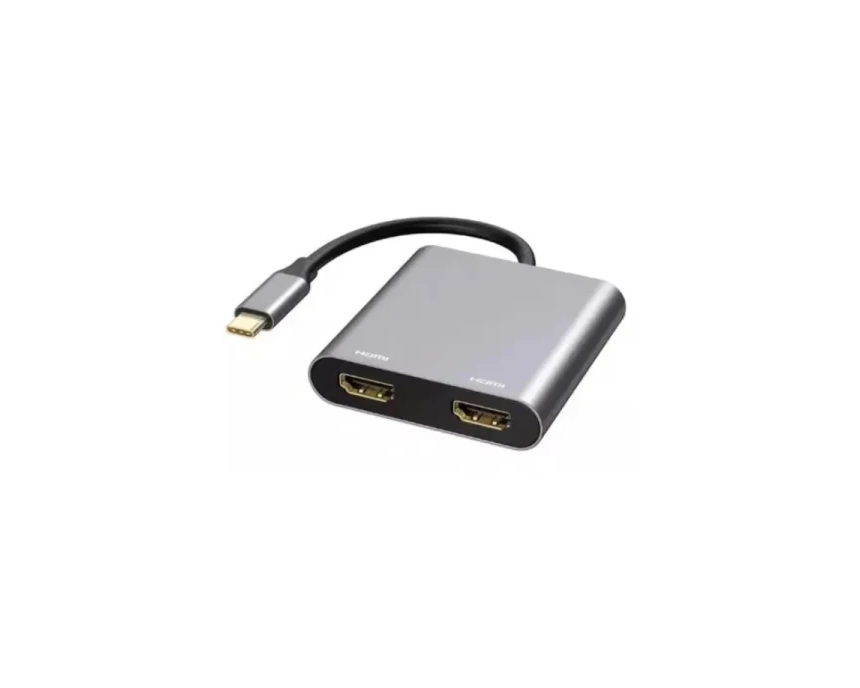 Adapter USB E-GREEN 3.1 tip C (M) - 2 x HDMI