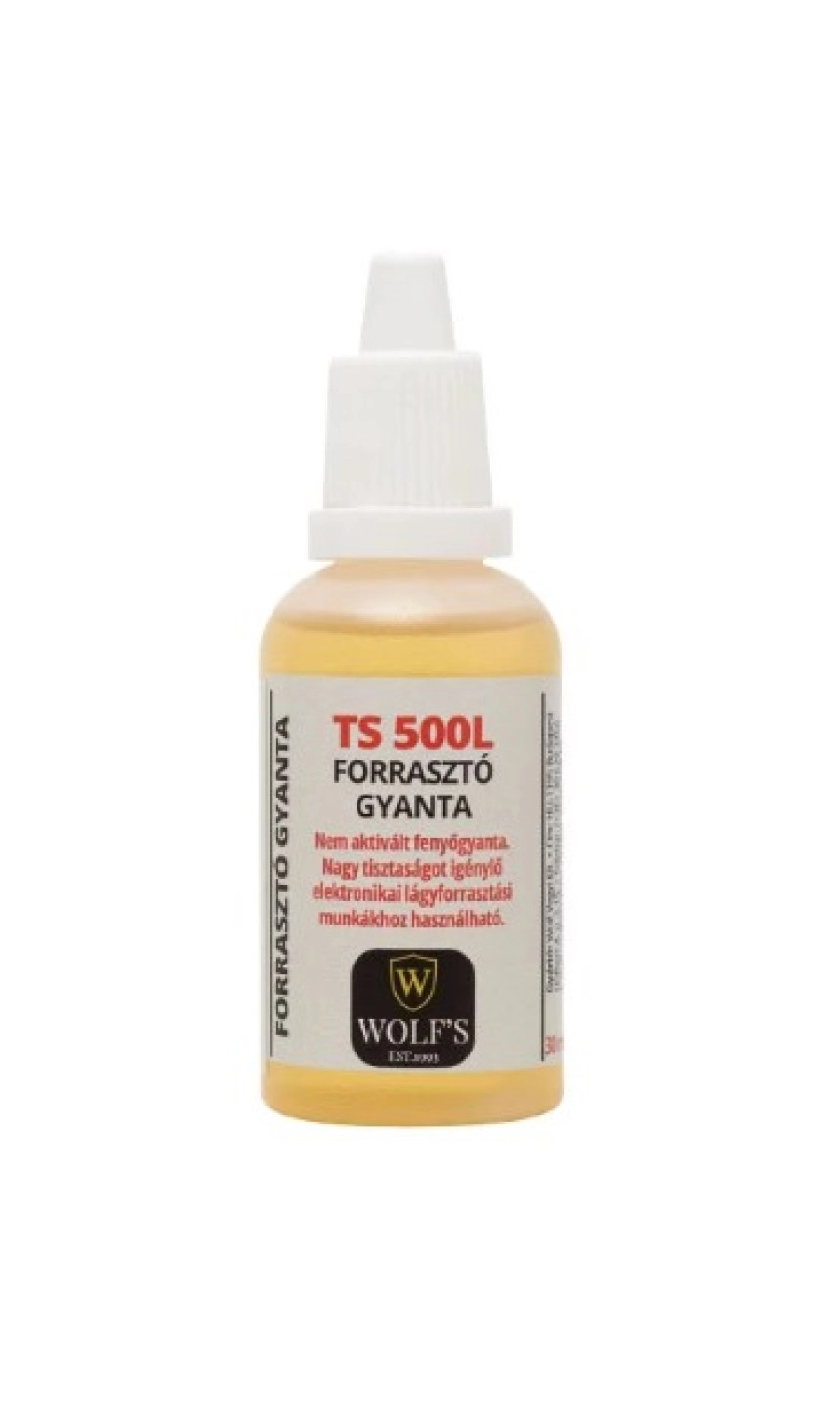Kalofonijum za lemljenje, tecni TS500L 30ml Wolf