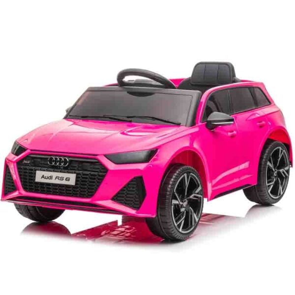 Audi RS6 auto na akumulator 12V – Roze