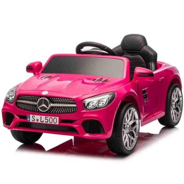 Mercedes Benz SL500 auto na akumulator 12V – Roze