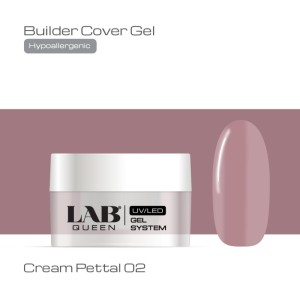 LAB QUEEN Cream Pettal 02 Hypoallergenic Builder cover gel 50g