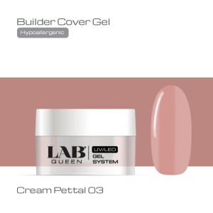 LAB QUEEN Cream Pettal 03 Hypoallergenic Builder cover gel 15g
