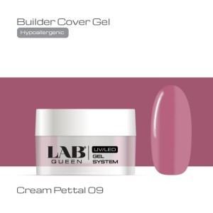 LAB QUEEN Cream Pettal 09 Hypoallergenic Builder cover gel 15g
