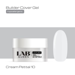 LAB QUEEN Cream Pettal 10 Hypoallergenic Builder cover gel 15g