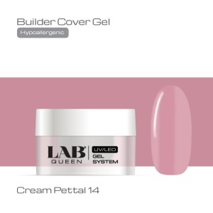 LAB QUEEN Cream Pettal 14 Hypoallergenic Builder cover gel 15g
