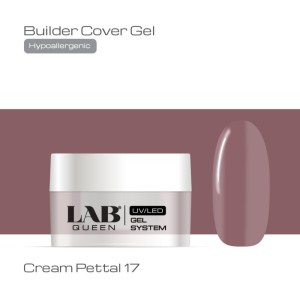 LAB QUEEN Cream Pettal 17 Hypoallergenic Builder cover gel 15g