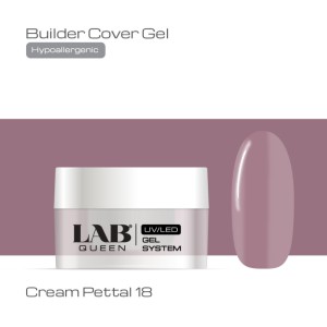 LAB QUEEN Cream Pettal 18 Hypoallergenic Builder cover gel 15g
