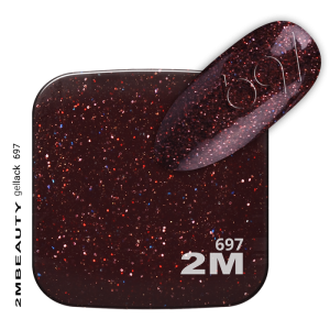 2M BEAUTY GEL LAK - GLITTER 697 5ml