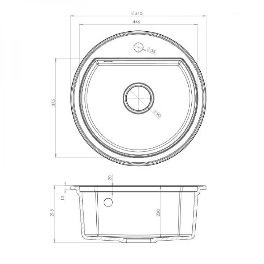 Sudopera ULGRANIT ULG510 Crna mat