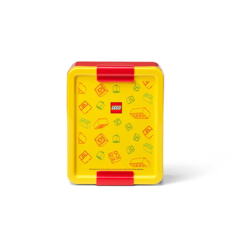 LEGO KUTIJA ZA UŽINU UMETNOST KOCKICA: CRVENO-ŽUTA