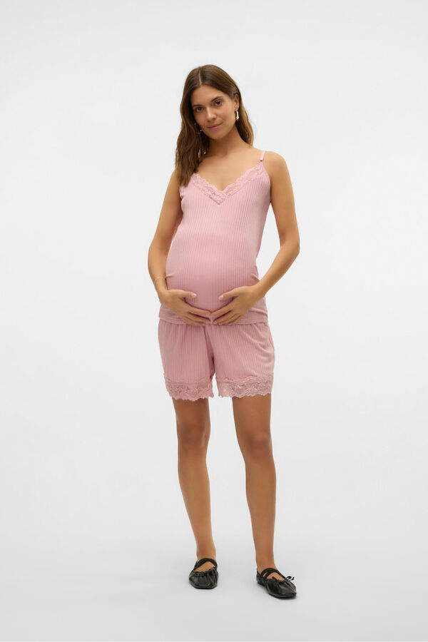 Träger-Pyjama Maternity und Stillzeit