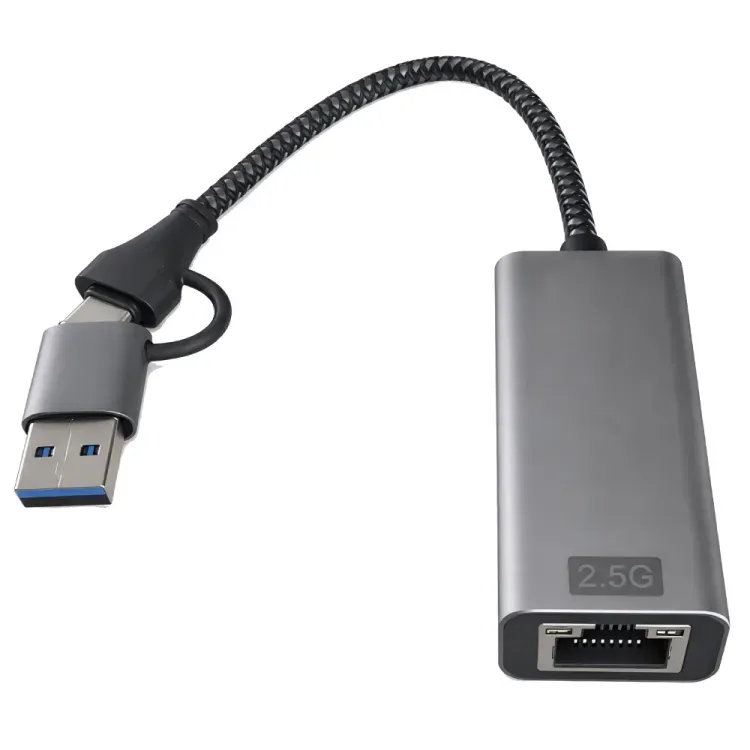 LINKOM USB-A + C na RJ-45 Mrežni adapter