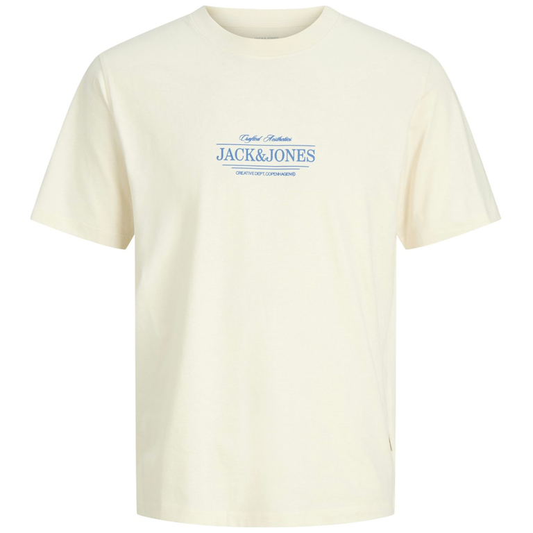 J&J Bela Muška Majica JORCASSIS MINIMAL TEE