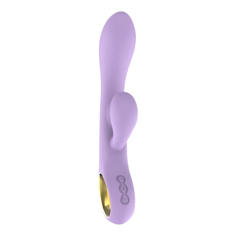 Premium zeka vibrator sa zlatnim prstenom PINK