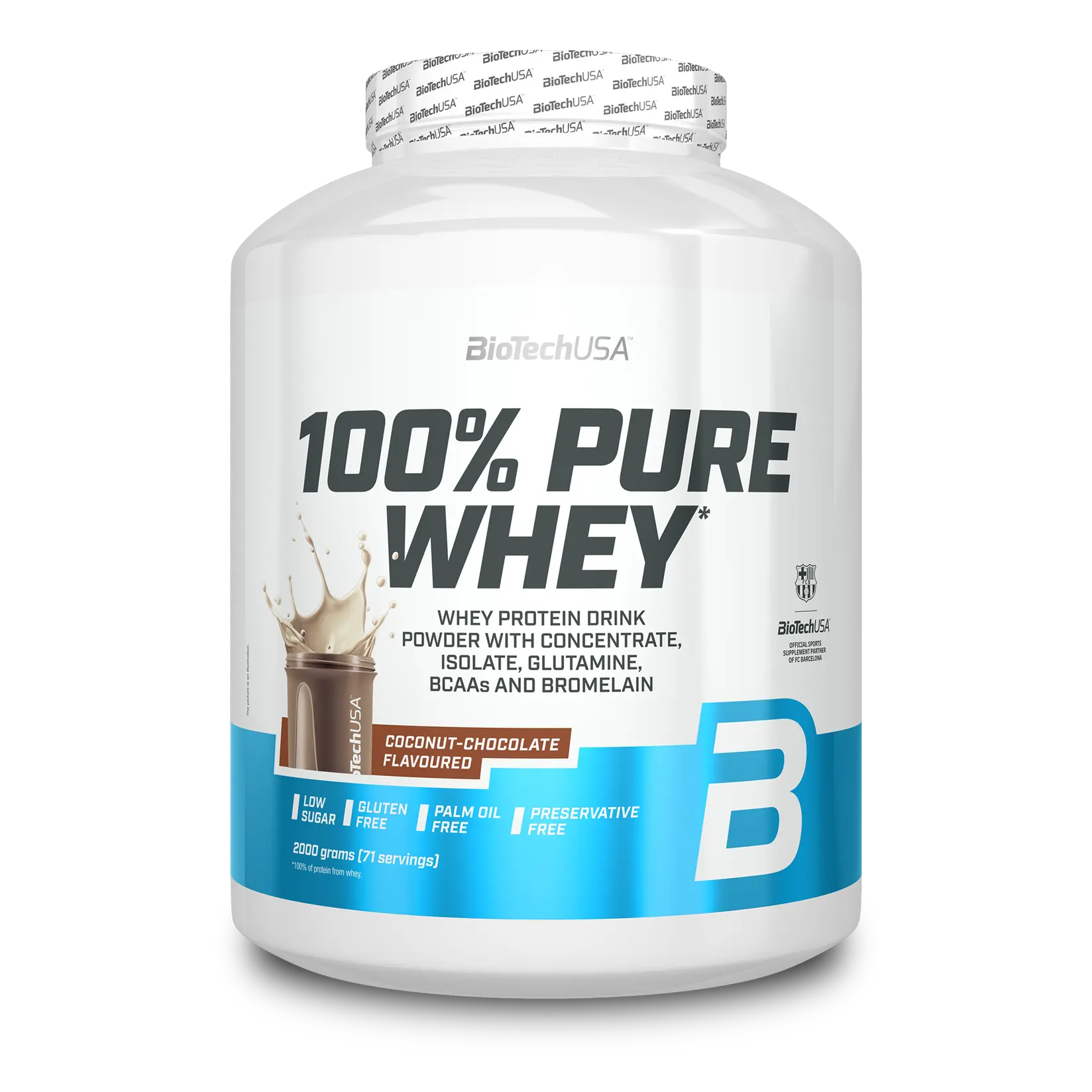 BioTechUSA 100% Pure Whey 2kg čoko-kokos