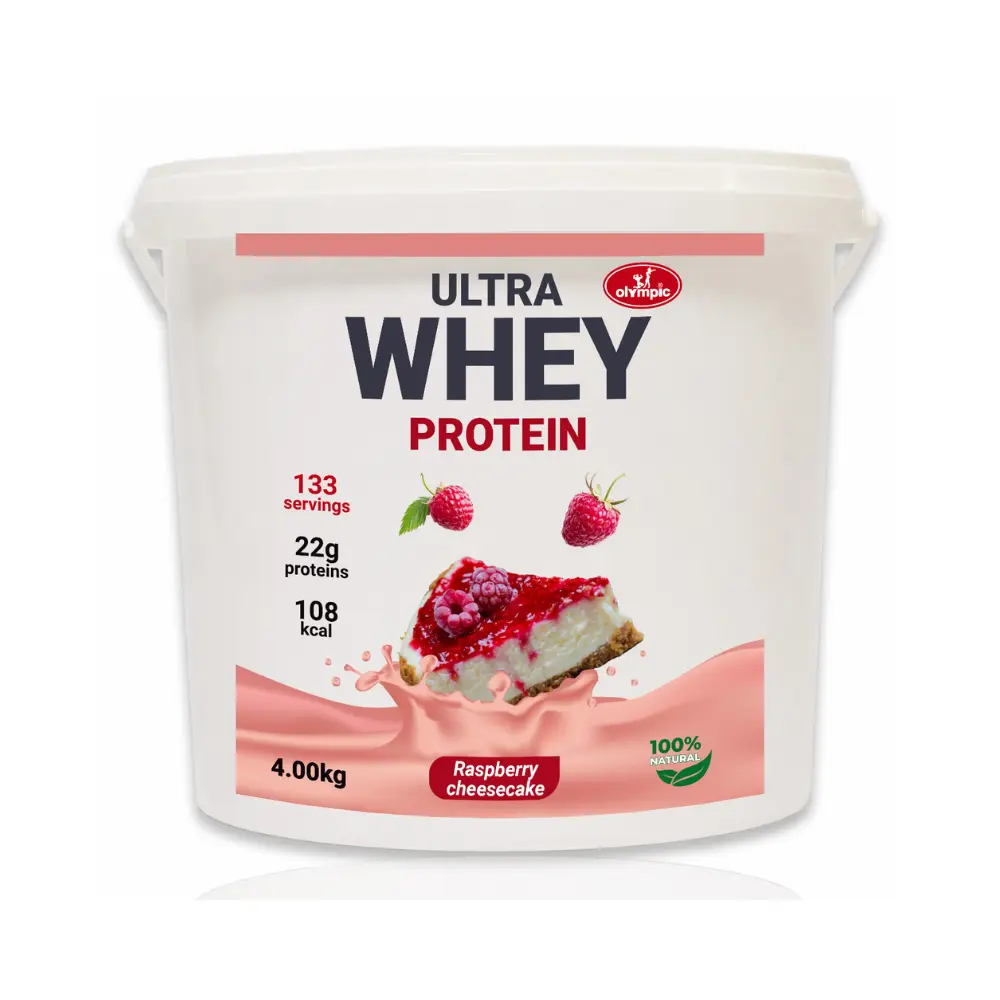 Olympic Ultra Whey protein Malina-Čizkejk, 4 kg