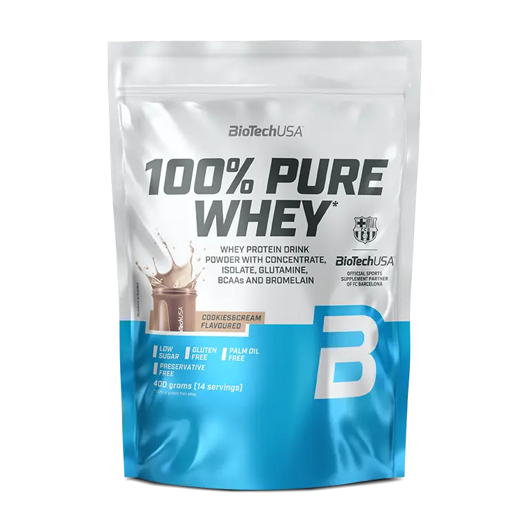 BioTechUSA 100% Pure Whey 400g cookies and cream
