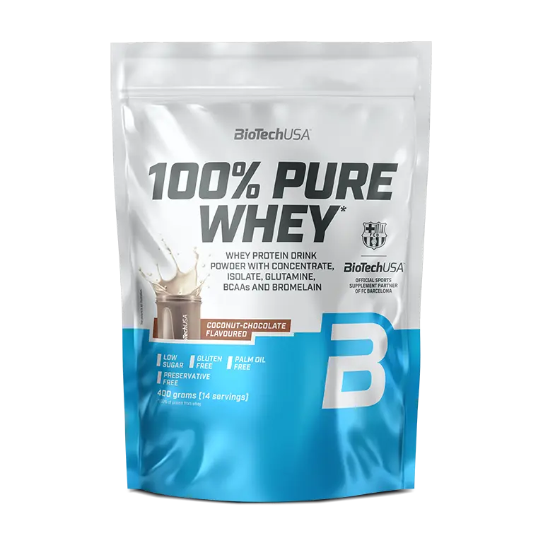 BioTechUSA 100% Pure Whey 400g čoko-kokos