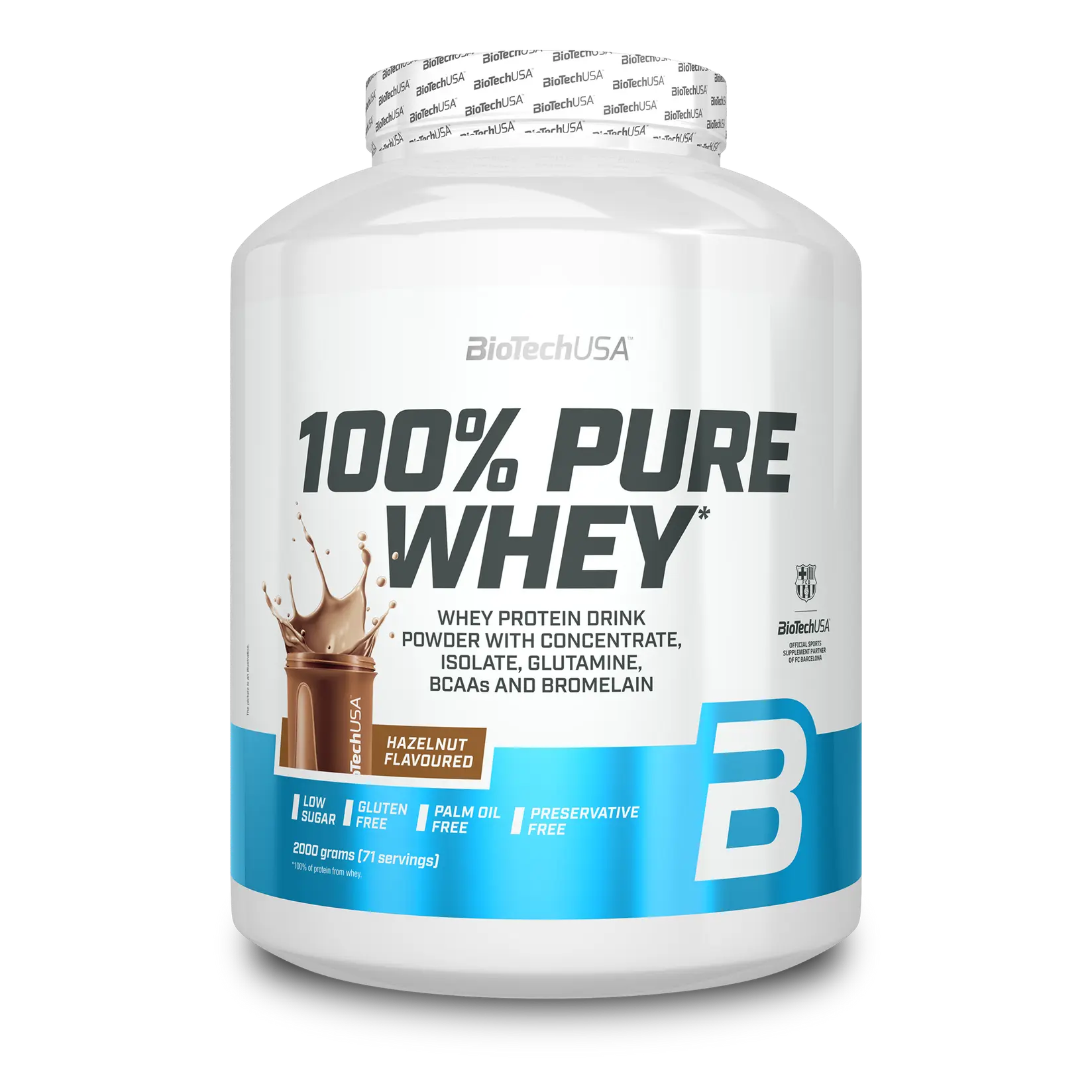 BioTechUSA 100% Pure Whey 2kg lešnik