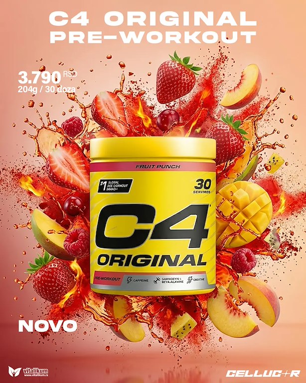 Cellucor C4 Original Pre Workout 204g voćni miks