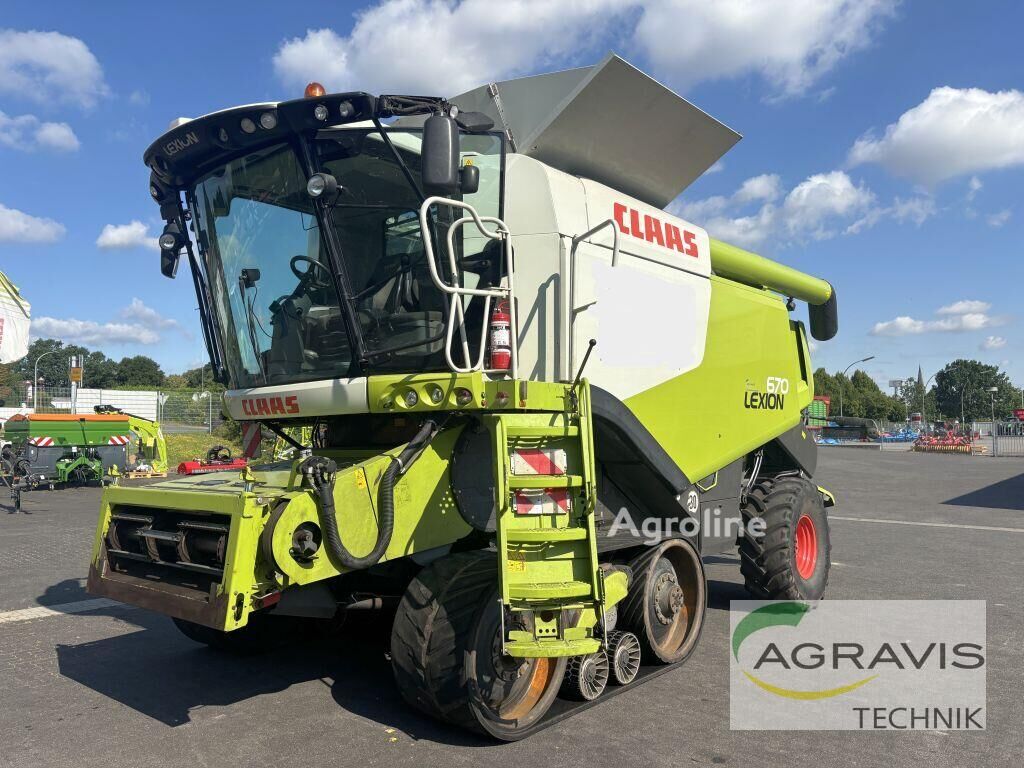 Claas Lexion 670 Terra Trac kombajn za žito