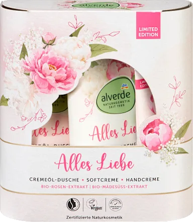 alverde NATURKOSMETIK
Poklon set Ljubav