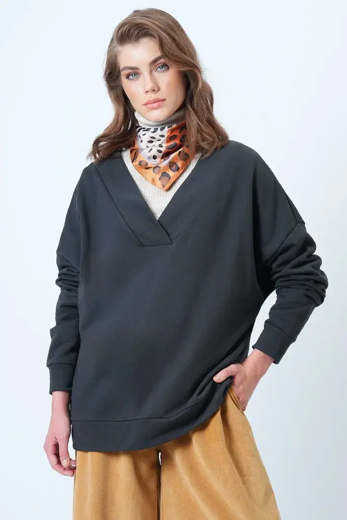 Trend Alacati Stili Ženski duks Alc-X14555, Tamnosivi