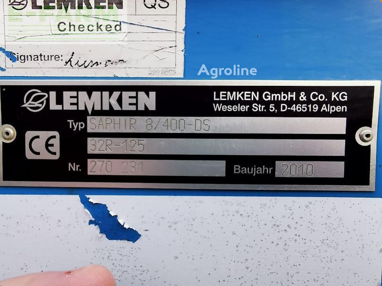 Lemken saphir/zirkon ručna sejalica