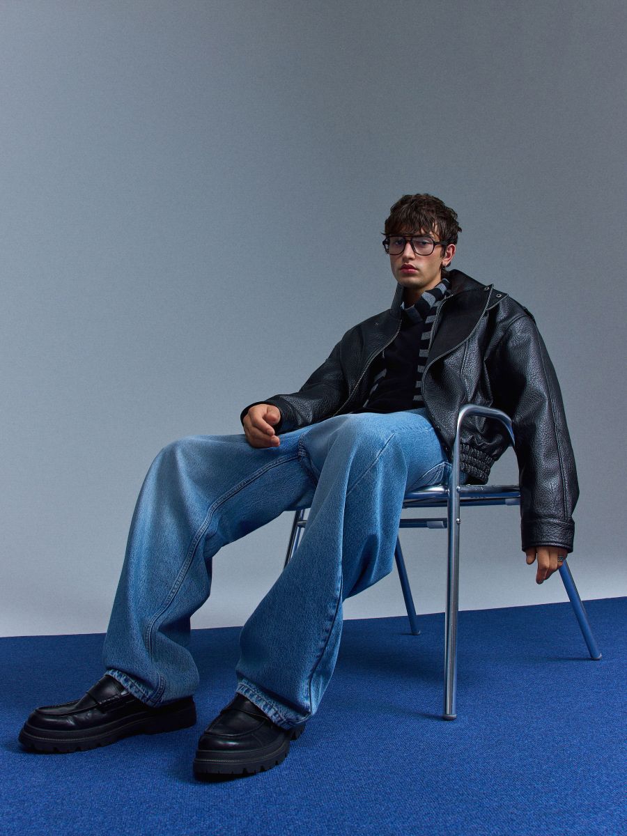 Baggy fit farmerke