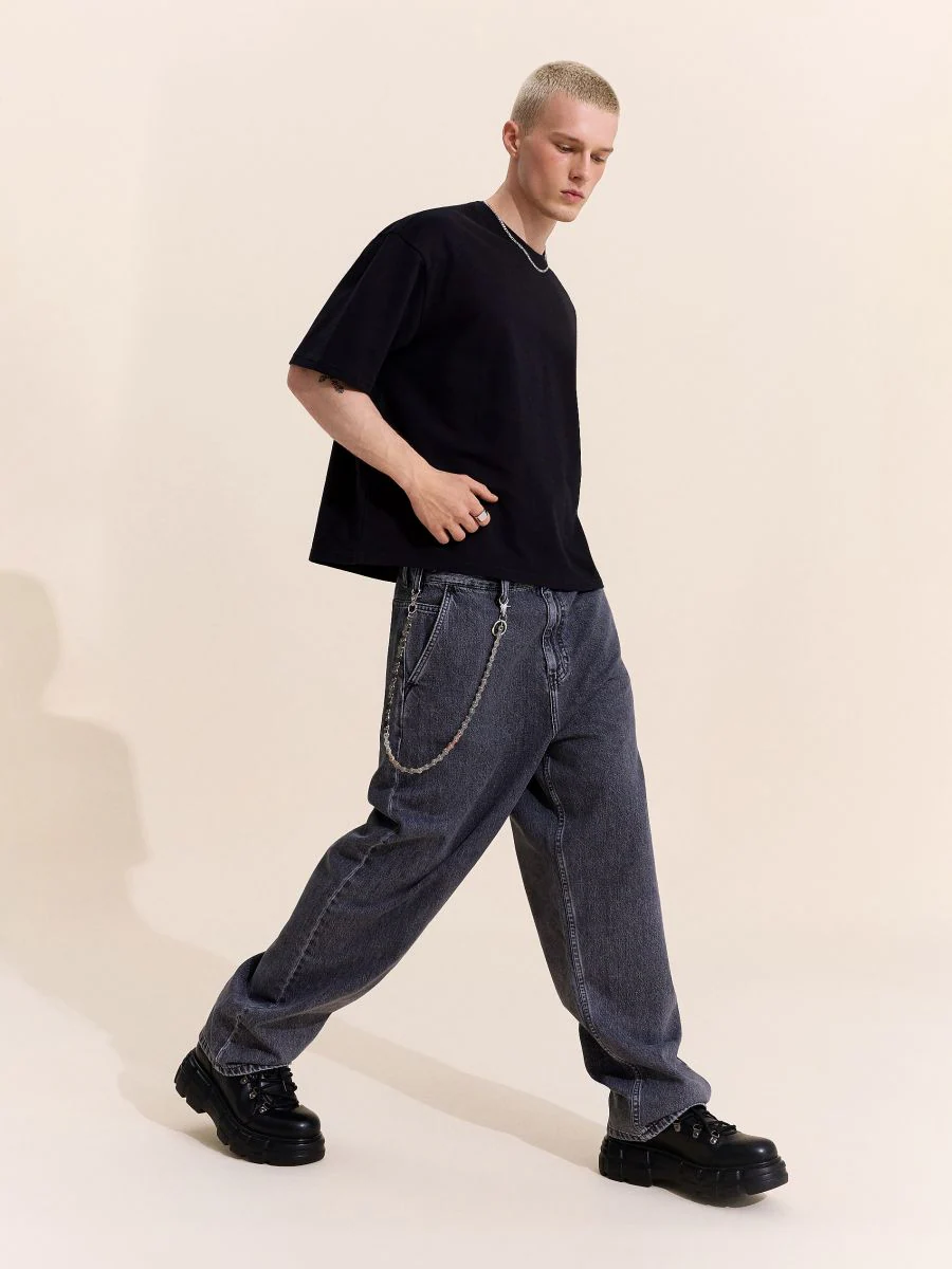 Baggy fit farmerke