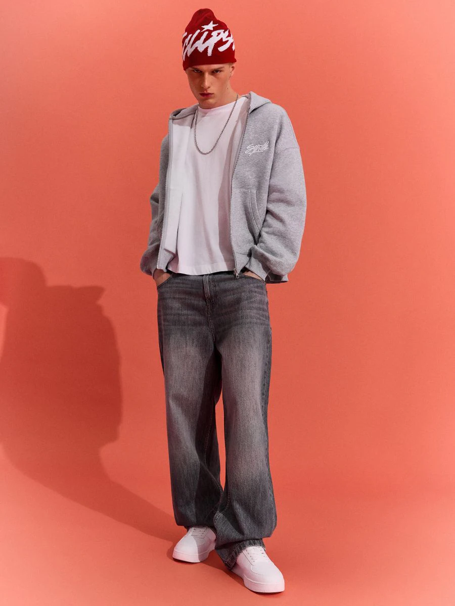 Baggy fit farmerke