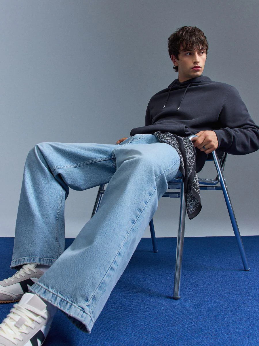 Baggy fit farmerke