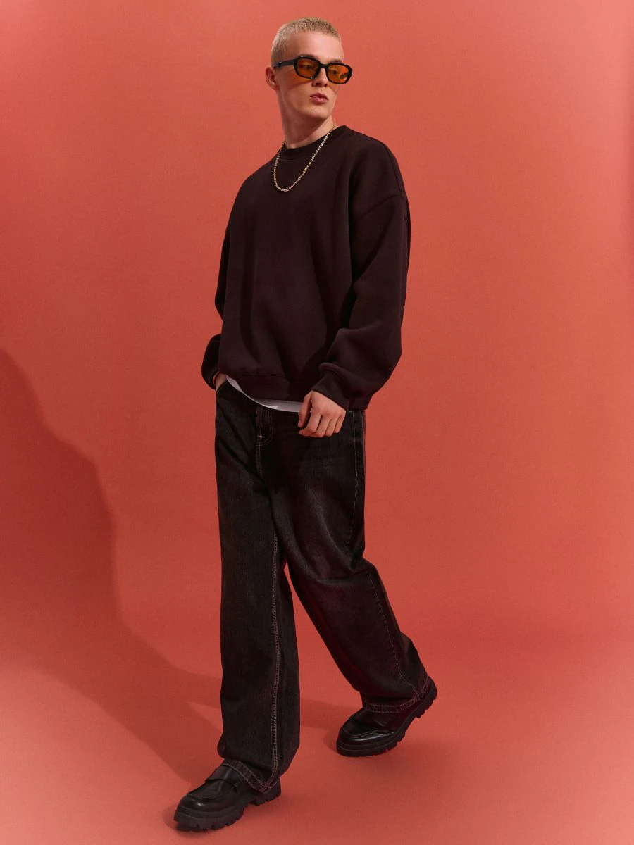 Baggy fit farmerke