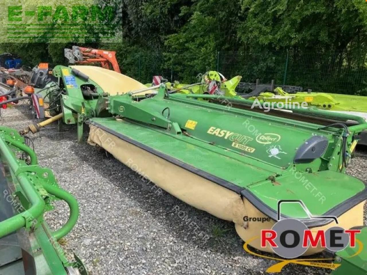 Krone ecb1000 cv coll roto-kosačica s gnječilom