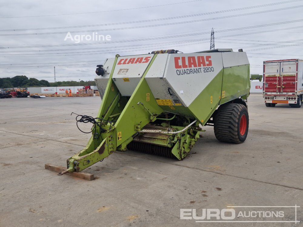 Prodaje se Claas Quadrant 2200 balirku za četvrtaste bale na aukciji