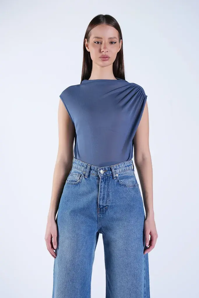 Trend Alacati Stili Ženska bluza Alc-X15151, Tamnoplava
