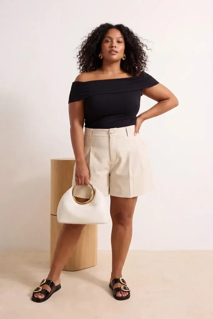 Trendyol Curve Ženska bluza Tbbss26Af00107, Crna