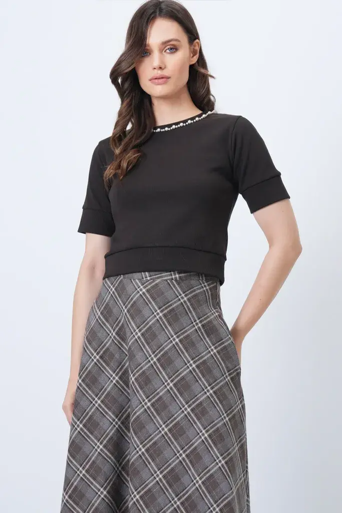 Trend Alacati Stili Ženska bluza Alc-X14637, Maslinasta
