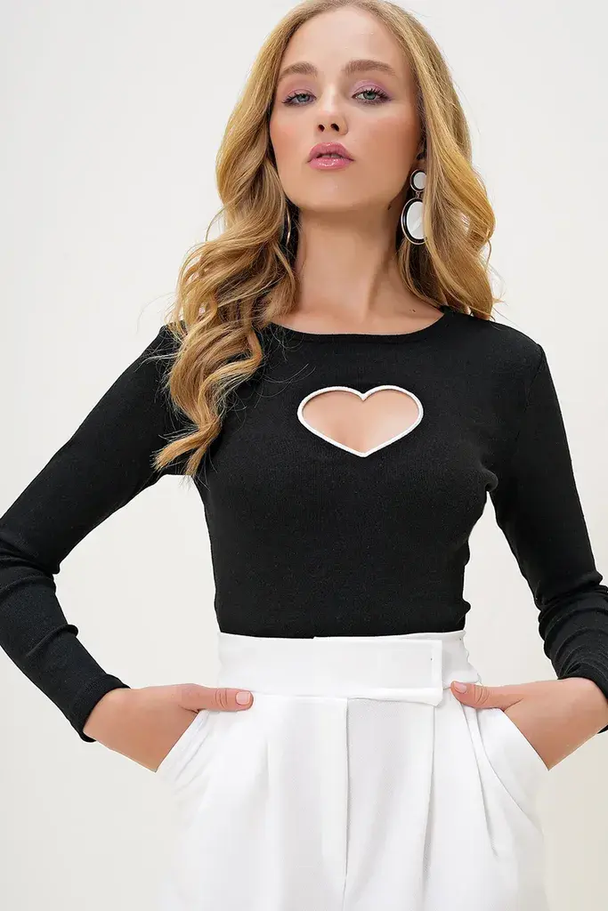 Trend Alacati Stili Ženska bluza ALC-X7995, Crna