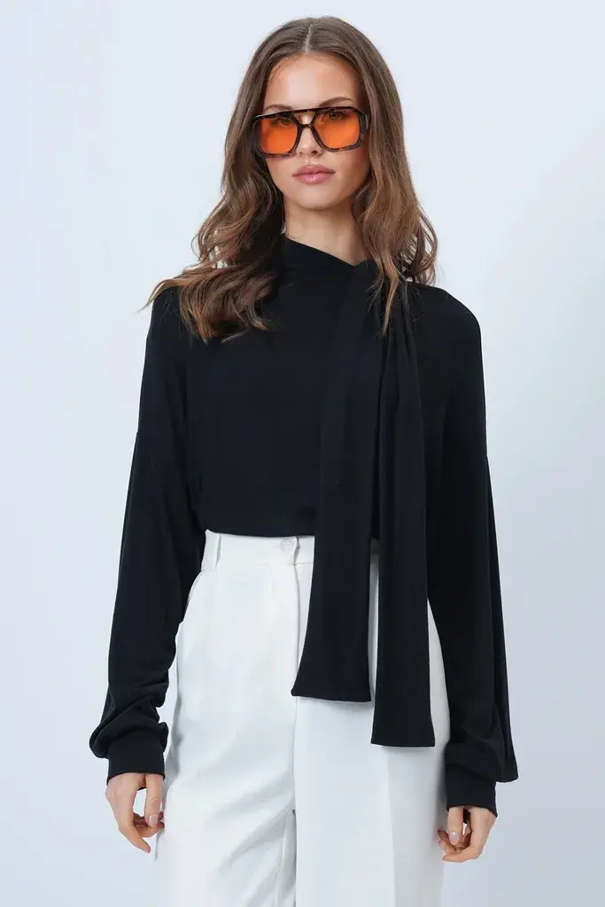 Trend Alacati Stili Ženska bluza Alc-X14653, Crna