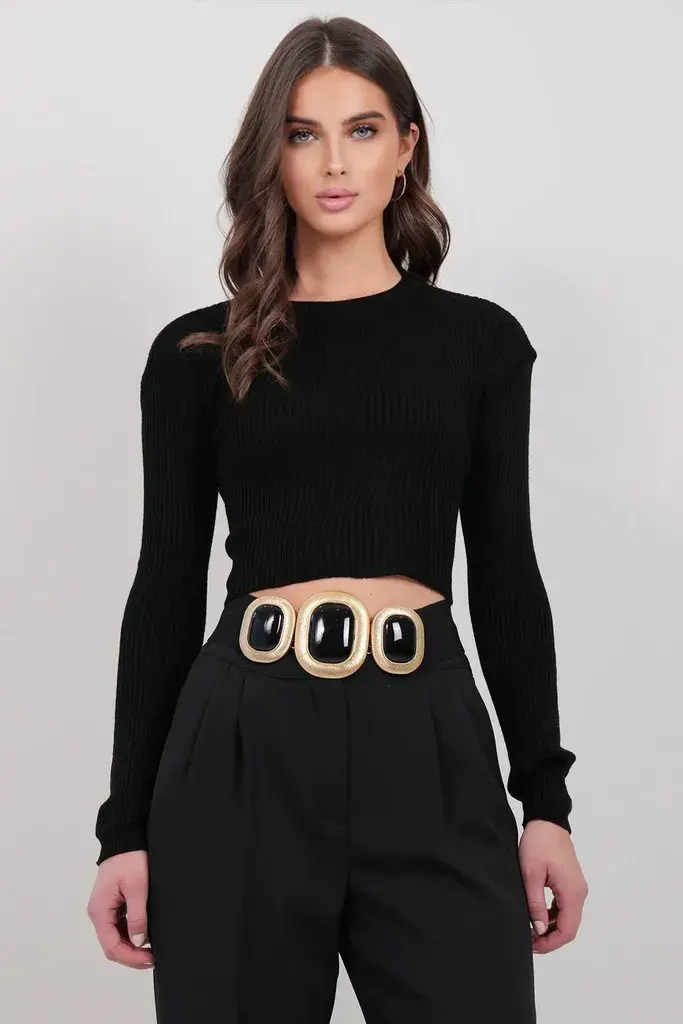 Trend Alacati Stili Ženska bluza Alc-X14924, Crna