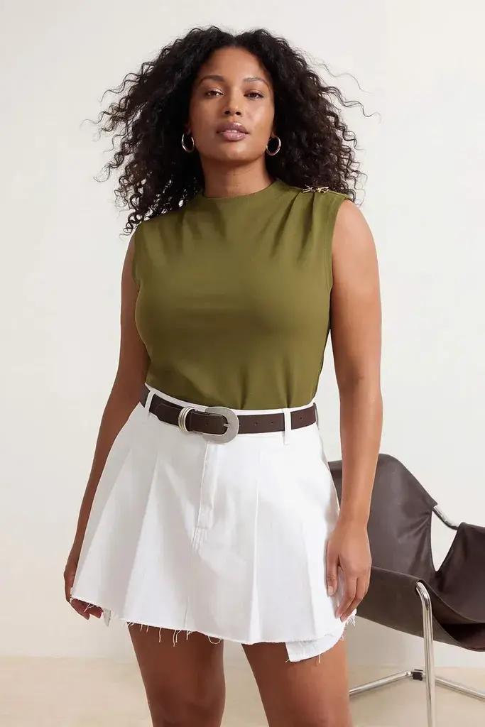 Trendyol Curve Ženska bluza Tbbss26Af00074, Zelena