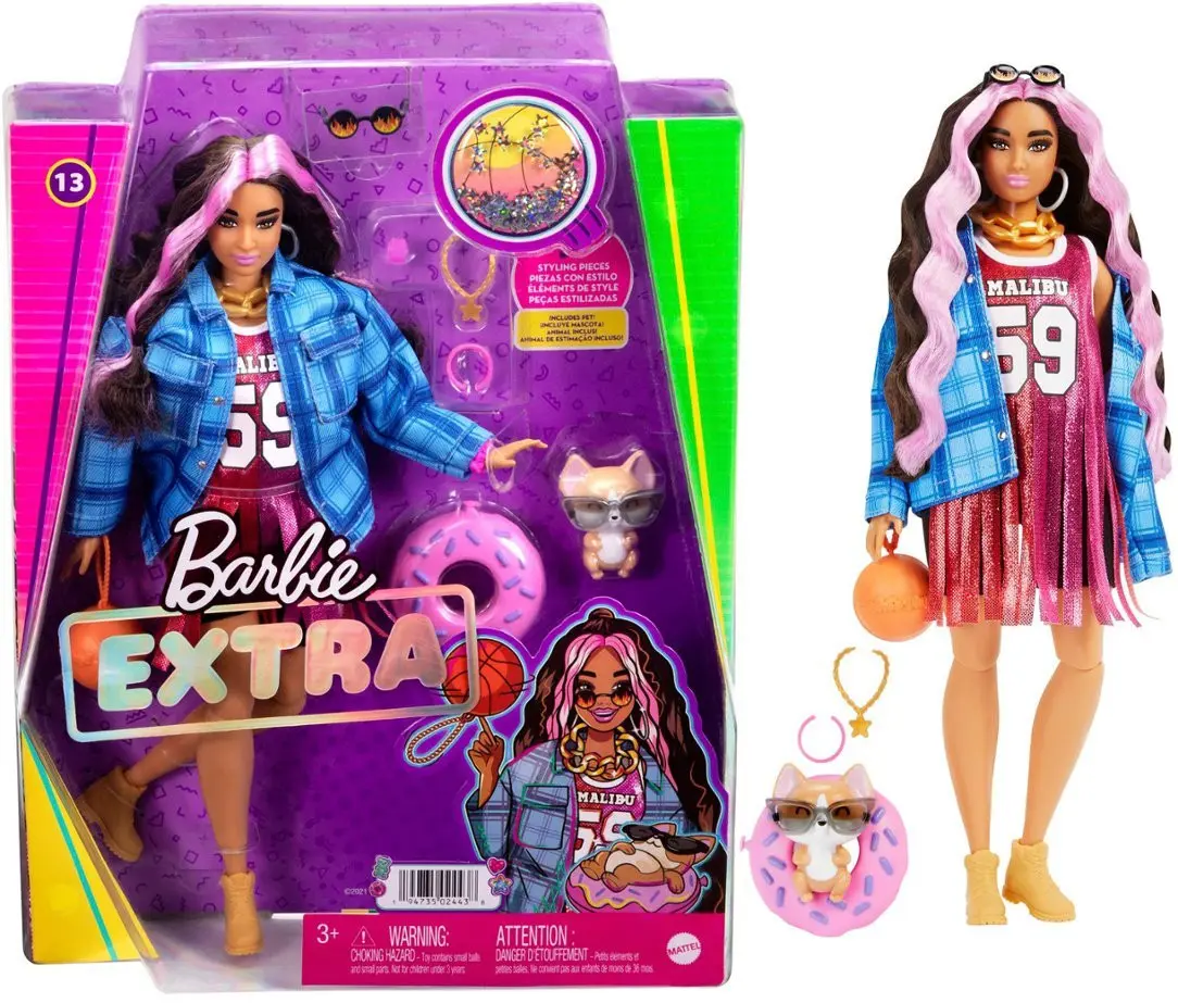 BARBIE Lutka sa odećom i psom Extra Sports