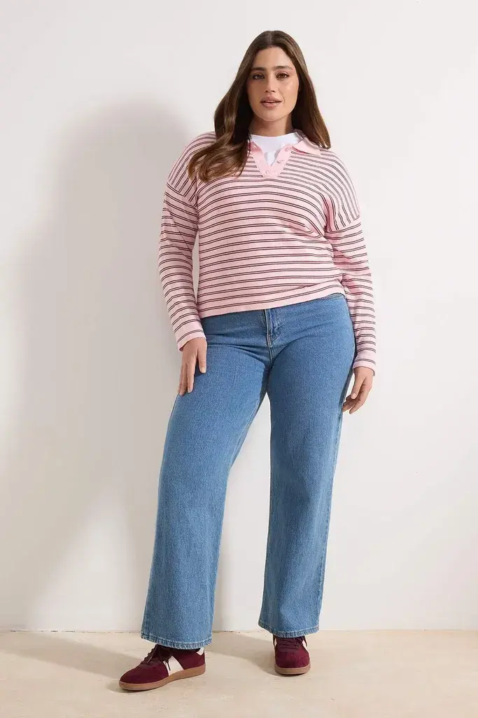 Trendyol Curve Ženski džemper Tbbaw26An00063, Roze